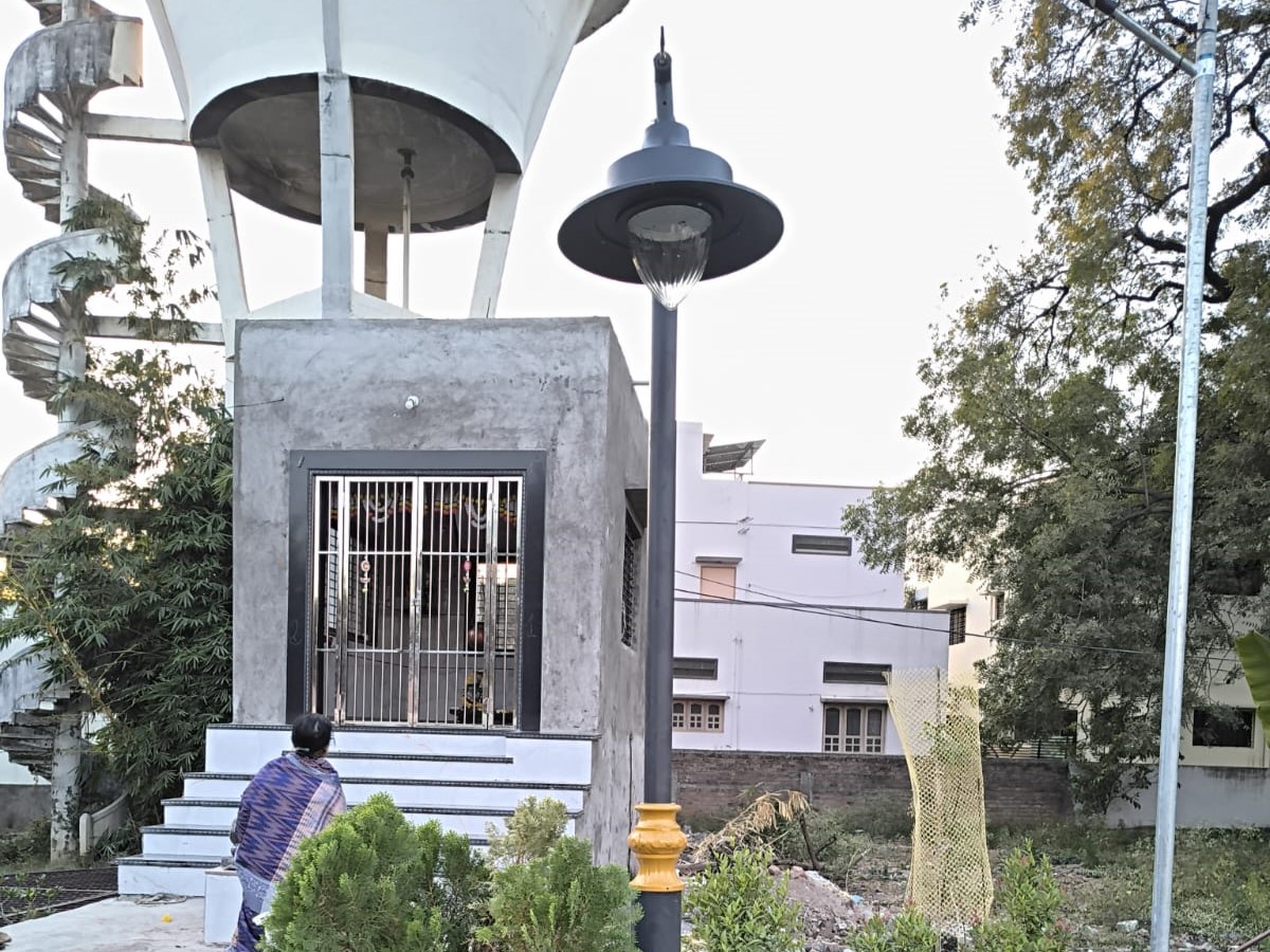 Decorative street light (Single arm ) installed successfully at Nanded ...