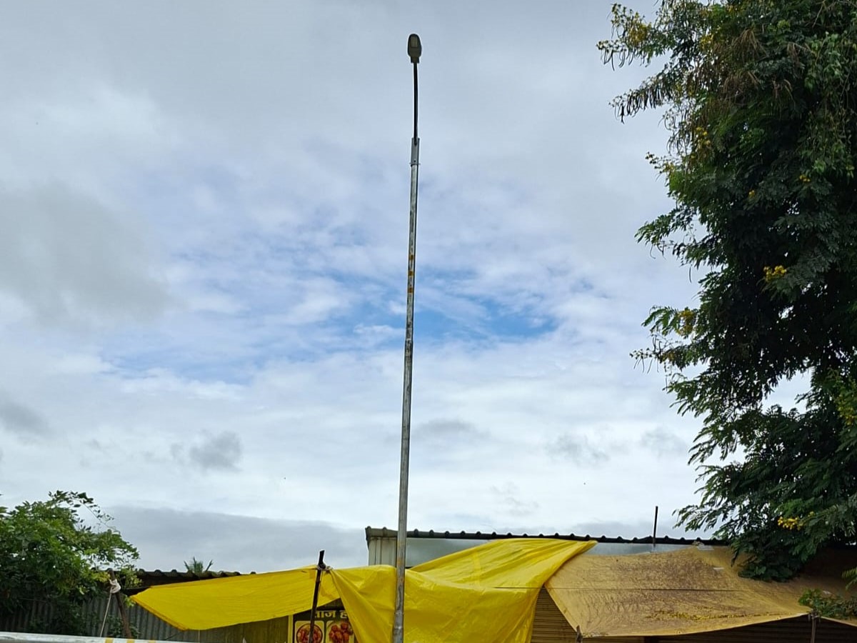 led street light Installed Successfully at Nifad in Nifad,Maharashtra ...